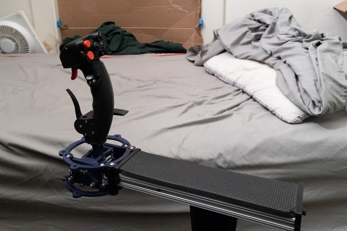 Minor continuing simpit chair tweaks... : r/hotas